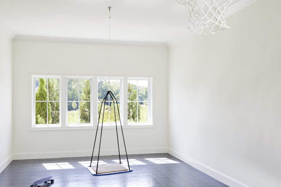 Lifestyle Series Windows in Home Gym - Pella Windows & Doors of Omaha ...