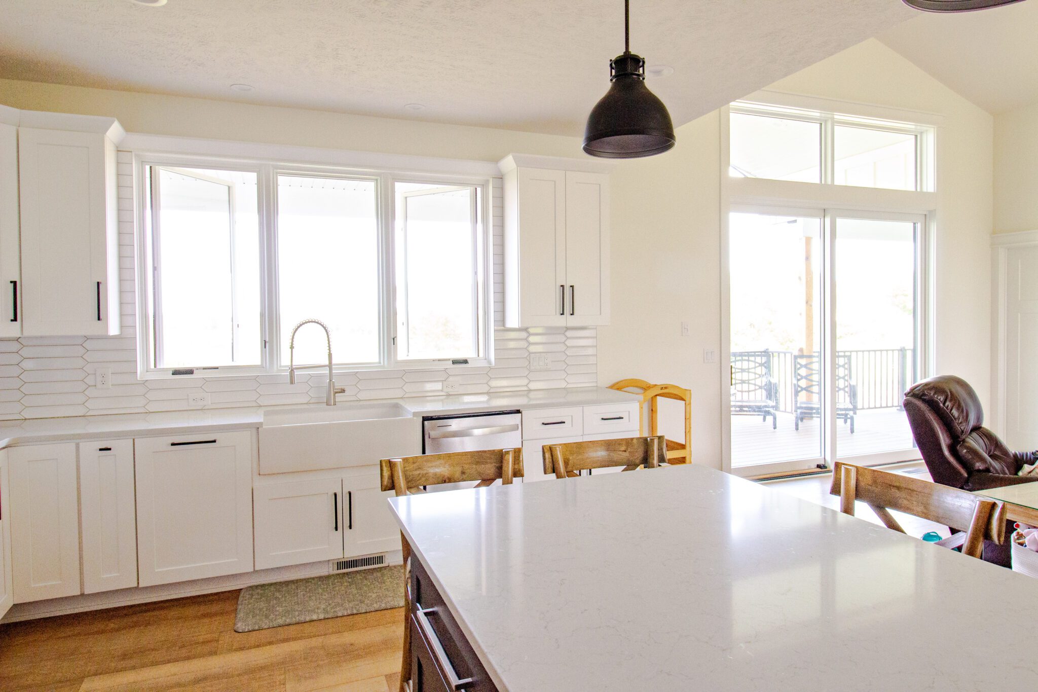 Lifestyle Series - White Wood Windows in Craftsman Home - Pella Windows ...