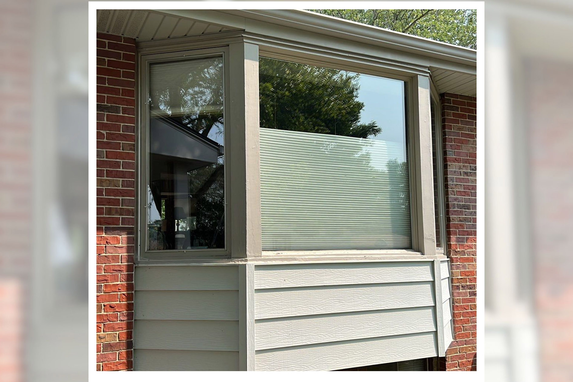 Lincoln Home Bay Window & Entry Replacement - Pella Windows & Doors of ...