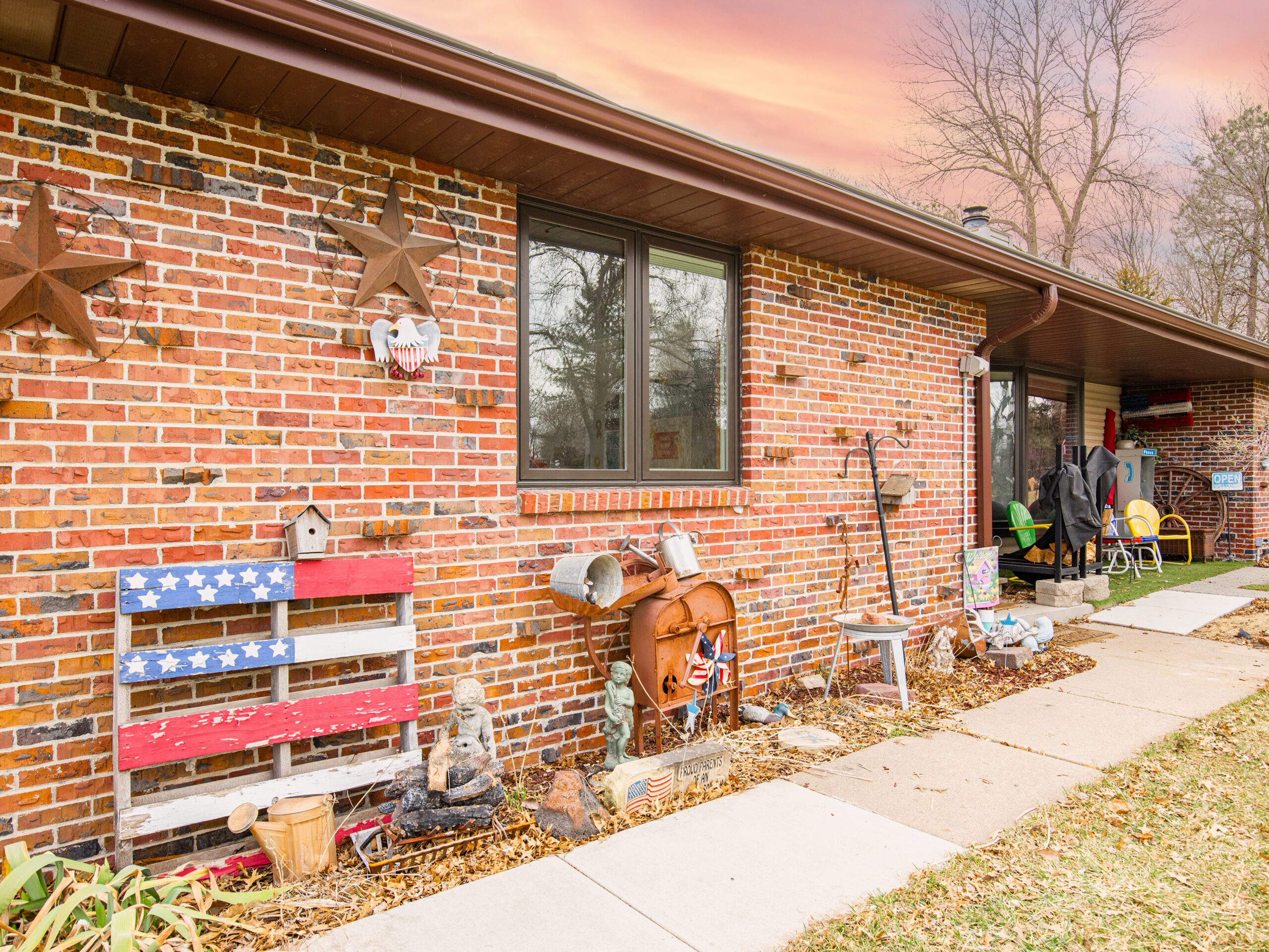 Brown Lifestyle Series Window and Door Update on Brick Ranch - Pella ...