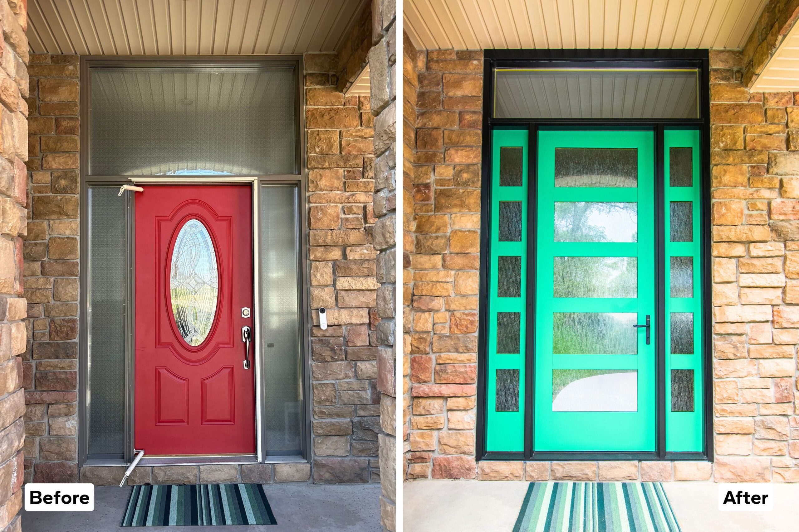 Bold Entryway Upgrade in Millard with Custom Finishes - Pella Windows ...